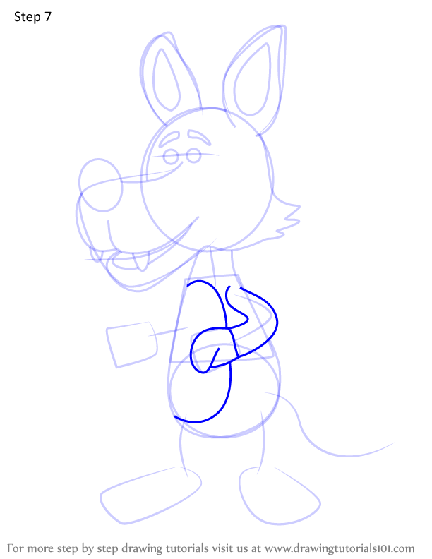 How to Draw Big Bad Wolf from Blue's Clues (Blue's Clues) Step by Step ...