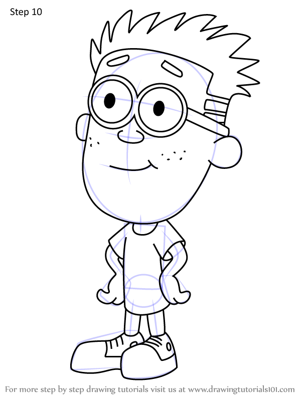 How to Draw Frank from Blue's Clues (Blue's Clues) Step by Step ...