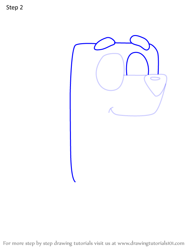 How to Draw Bandit Heeler from Bluey (Bluey) Step by Step ...