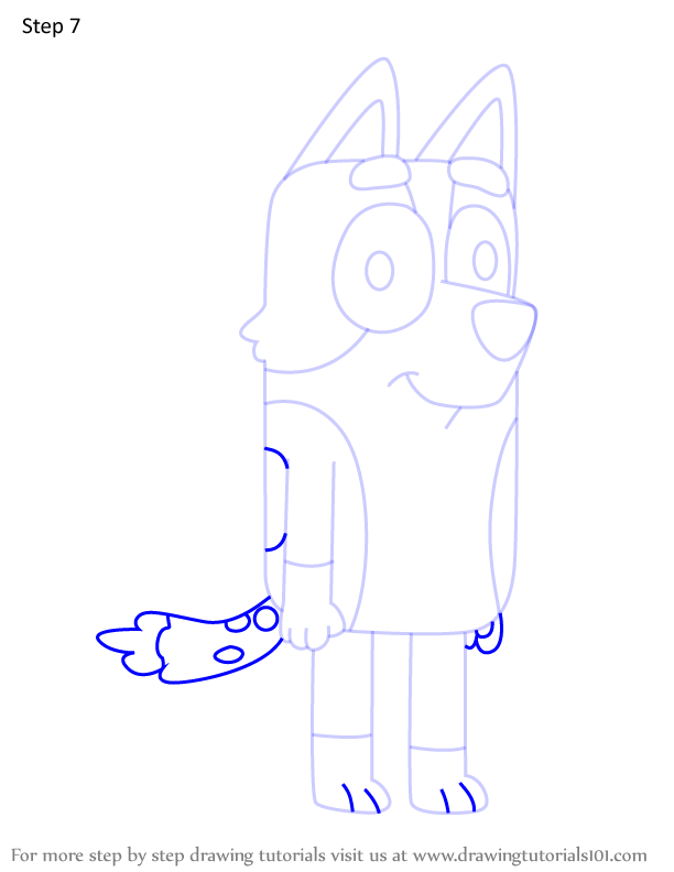 How to Draw Brandy Cattle from Bluey (Bluey) Step by Step ...