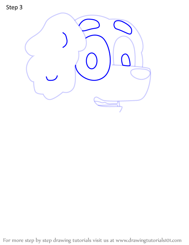 How to Draw Checkout Dog from Bluey (Bluey) Step by Step ...