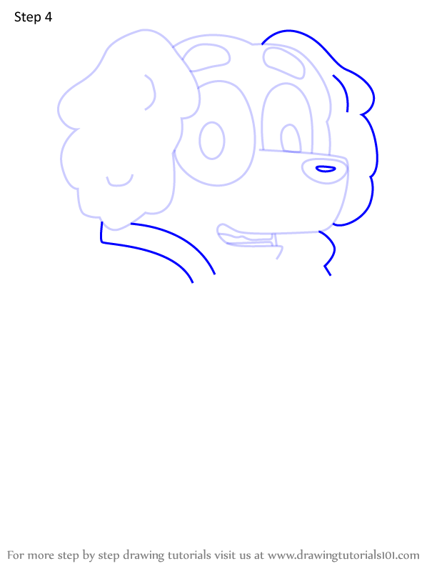 How to Draw Checkout Dog from Bluey (Bluey) Step by Step ...