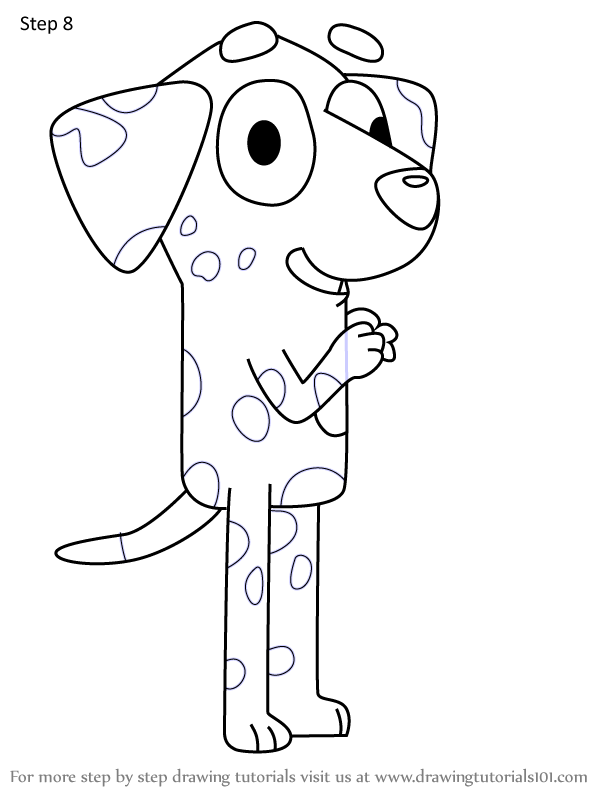 How to Draw Chloe's Mum from Bluey (Bluey) Step by Step ...