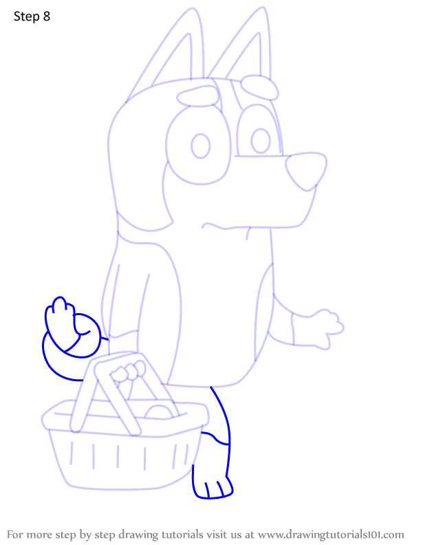 How to Draw Customer 2 from Bluey (Bluey) Step by Step ...
