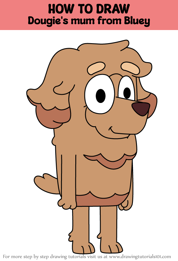 How to Draw Dougie's mum from Bluey (Bluey) Step by Step ...