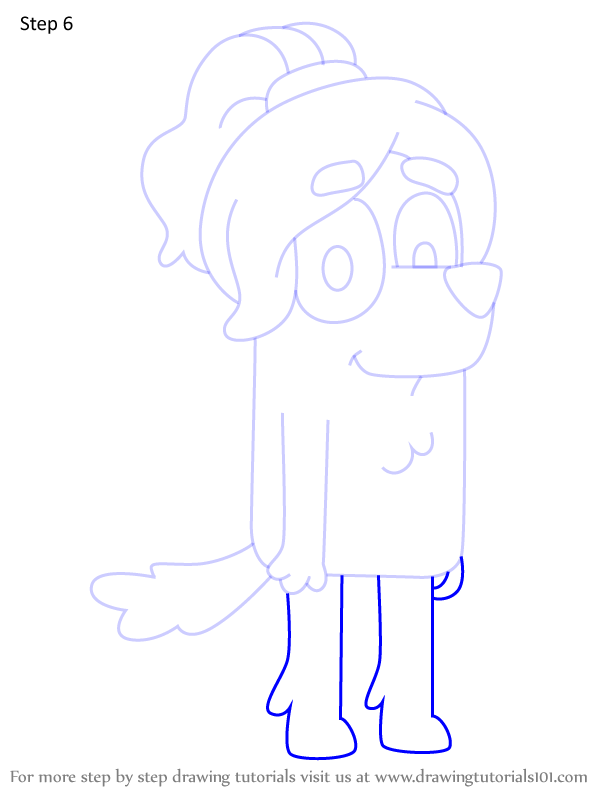 How to Draw Frisky from Bluey (Bluey) Step by Step ...