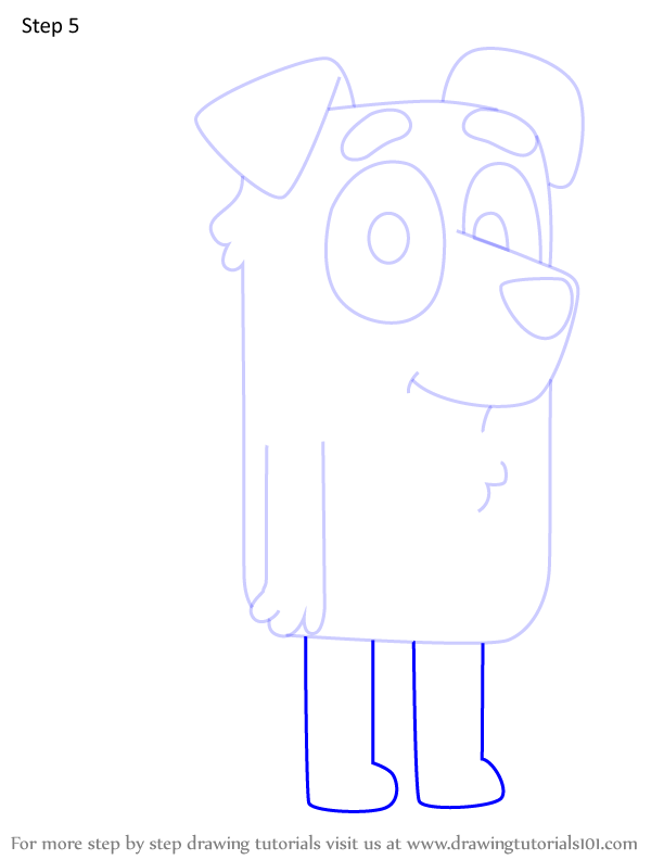 How to Draw Jack's Mum from Bluey (Bluey) Step by Step ...