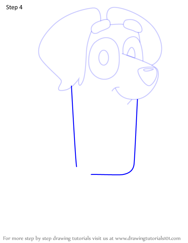 How to Draw Janelle from Bluey (Bluey) Step by Step ...