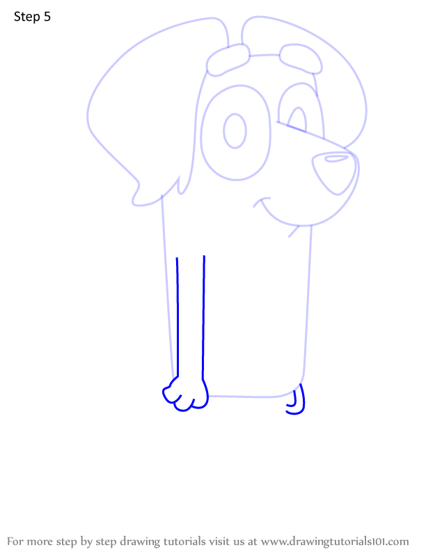 How to Draw Janelle from Bluey (Bluey) Step by Step ...