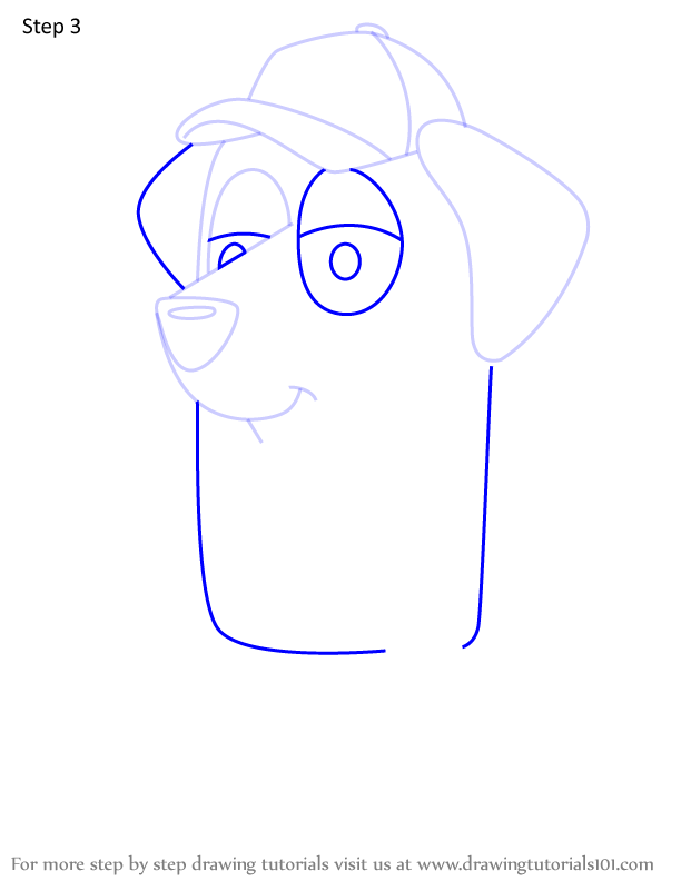How to Draw Jean-Luc's Dad from Bluey (Bluey) Step by Step ...