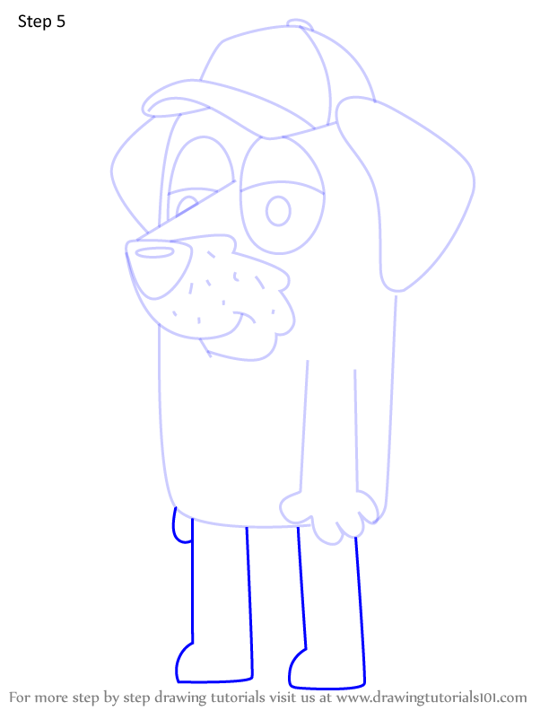How to Draw Jean-Luc's Dad from Bluey (Bluey) Step by Step ...