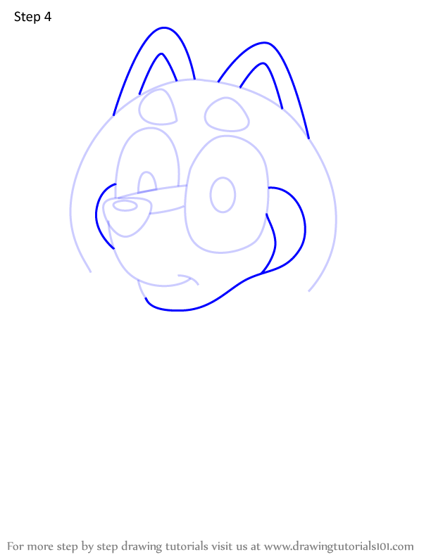 How to Draw Juniper from Bluey (Bluey) Step by Step ...