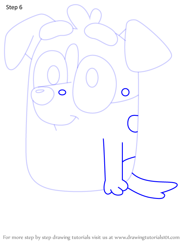 How to Draw Lulu from Bluey (Bluey) Step by Step | DrawingTutorials101.com