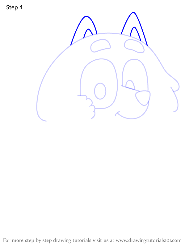 How to Draw Pom Pom's Mom from Bluey (Bluey) Step by Step ...