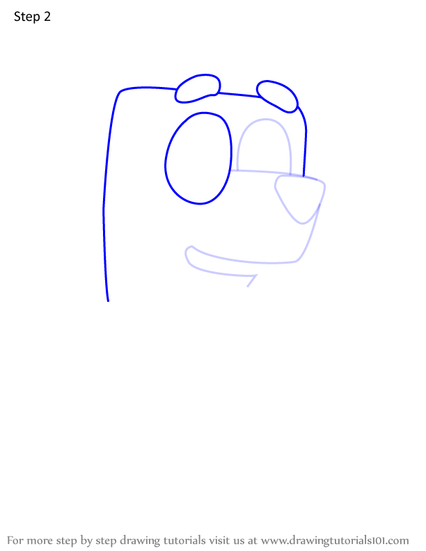 How to Draw Stripe Heeler from Bluey (Bluey) Step by Step ...