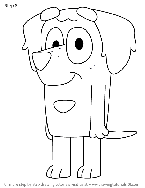 How to Draw Winnie from Bluey (Bluey) Step by Step ...