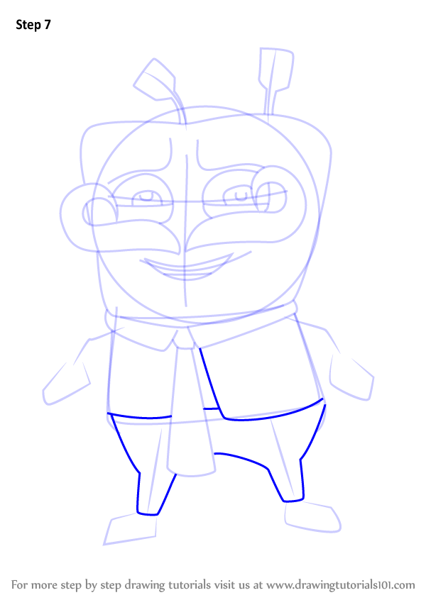 How to Draw Bago Go from BoBoiBoy (BoBoiBoy) Step by Step ...
