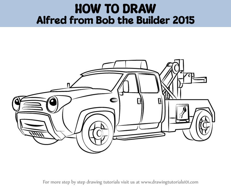 How to Draw Alfred from Bob the Builder 2015 (Bob the Builder 2015 ...