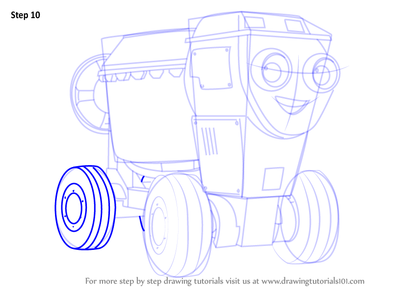 How to Draw Dizzy from Bob the Builder 2015 (Bob the Builder 2015) Step ...