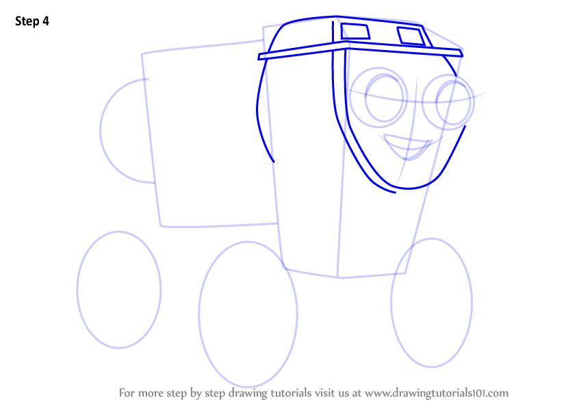 How to Draw Dizzy from Bob the Builder 2015 (Bob the Builder 2015) Step ...