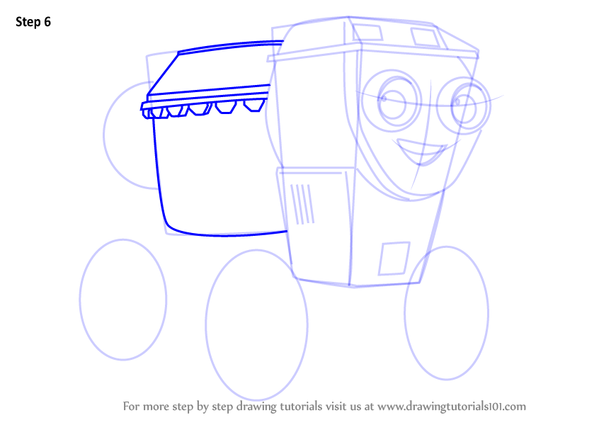 How to Draw Dizzy from Bob the Builder 2015 (Bob the Builder 2015) Step ...