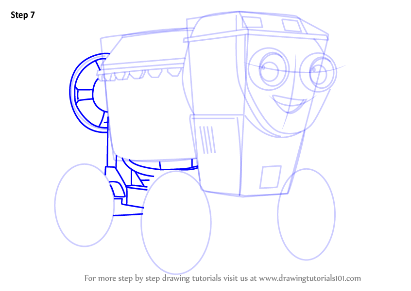 How to Draw Dizzy from Bob the Builder 2015 (Bob the Builder 2015) Step ...