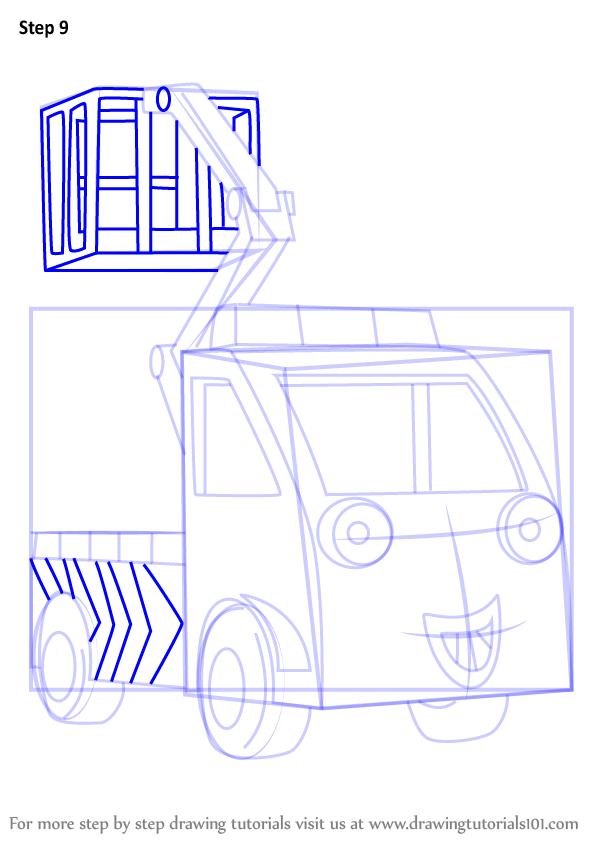 How to Draw Flex from Bob the Builder (Bob the Builder) Step by Step ...