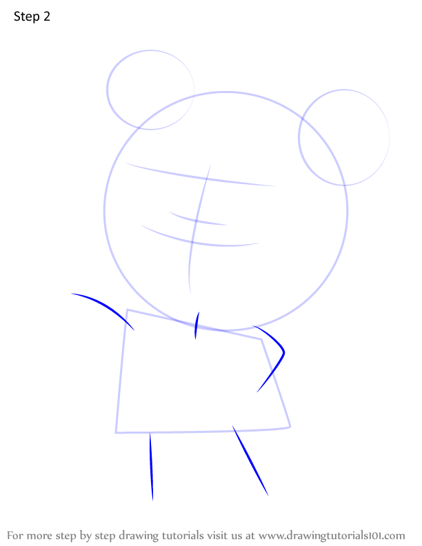 How to Draw Bissy Bear from Bossy Bear (Bossy Bear) Step by Step ...