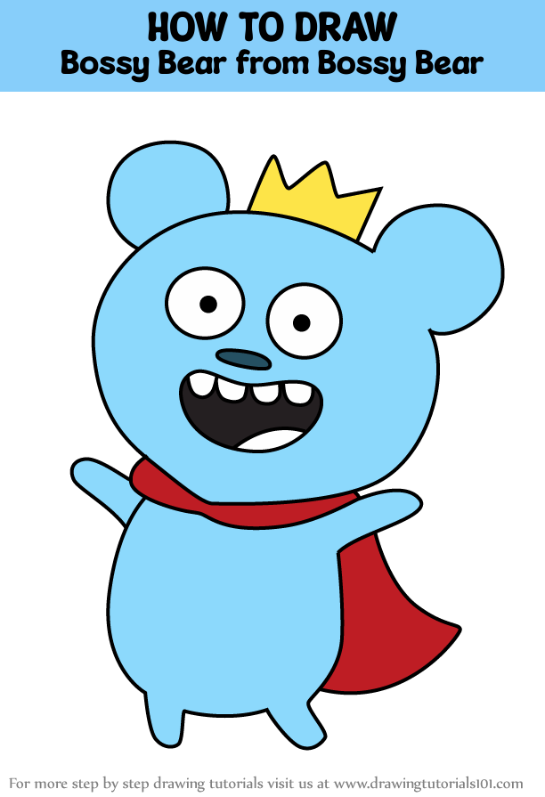 How to Draw Bossy Bear from Bossy Bear (Bossy Bear) Step by Step ...