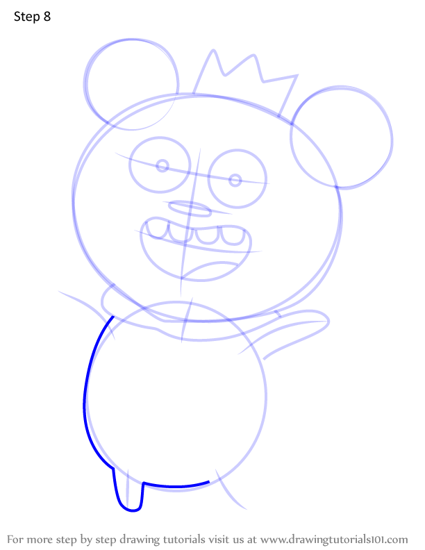 How to Draw Bossy Bear from Bossy Bear (Bossy Bear) Step by Step ...