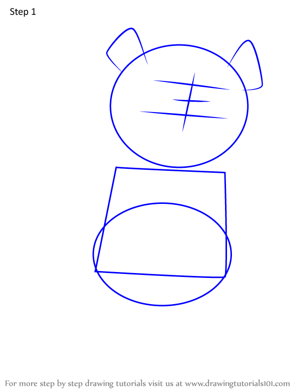 How to Draw Choco from Bossy Bear (Bossy Bear) Step by Step ...