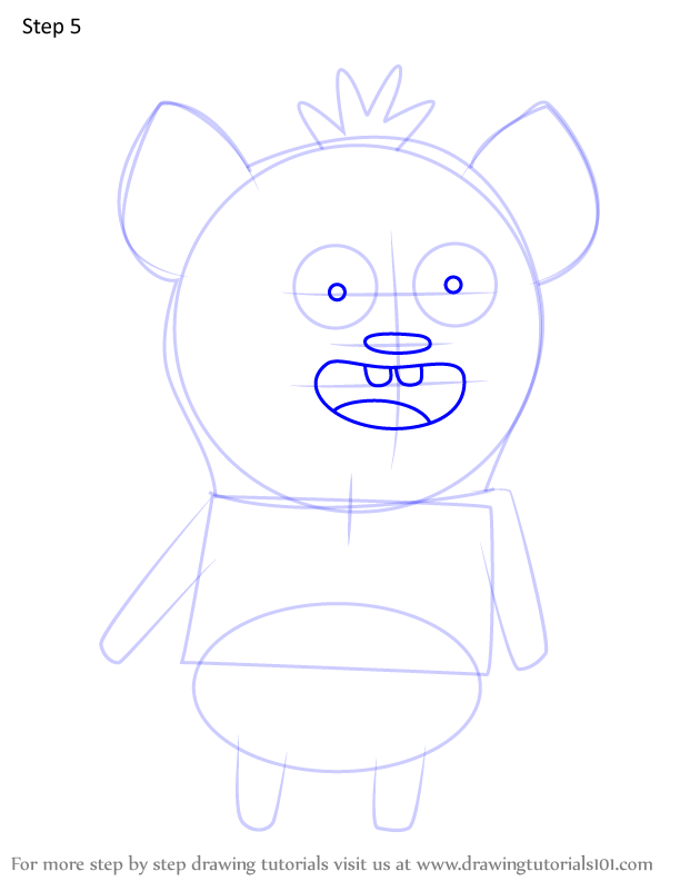 How to Draw Pierre from Bossy Bear (Bossy Bear) Step by Step ...