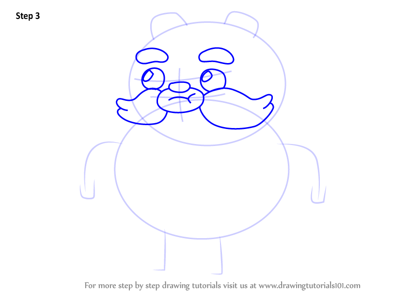 How to Draw Impossibear from Bravest Warriors (Bravest Warriors) Step ...