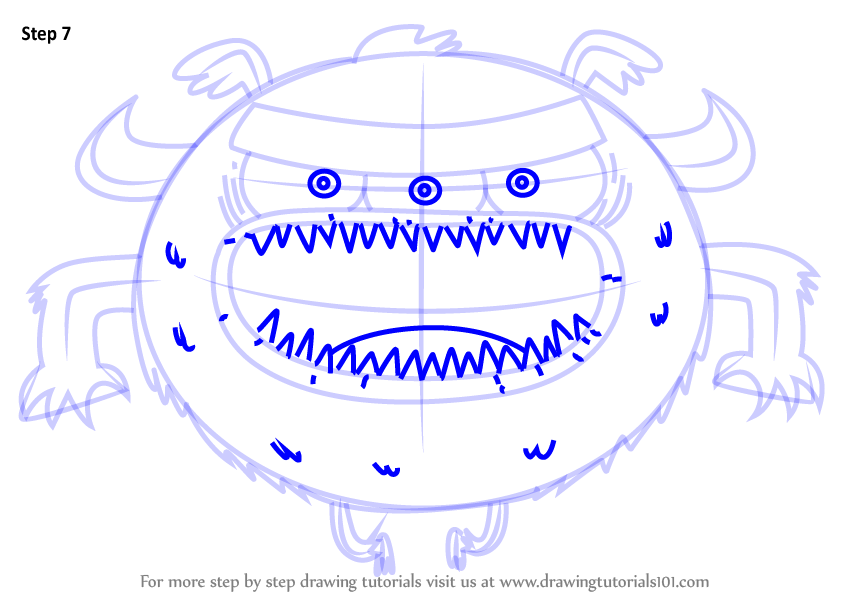 How to Draw Cloud Monster from Breadwinners (Breadwinners) Step by Step ...