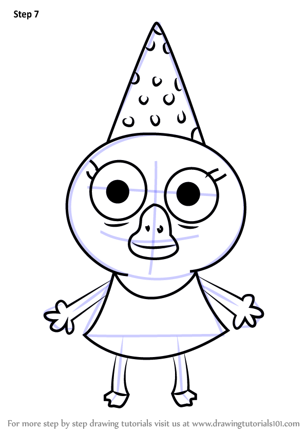 How to Draw Daisy Waddleton from Breadwinners (Breadwinners) Step by ...