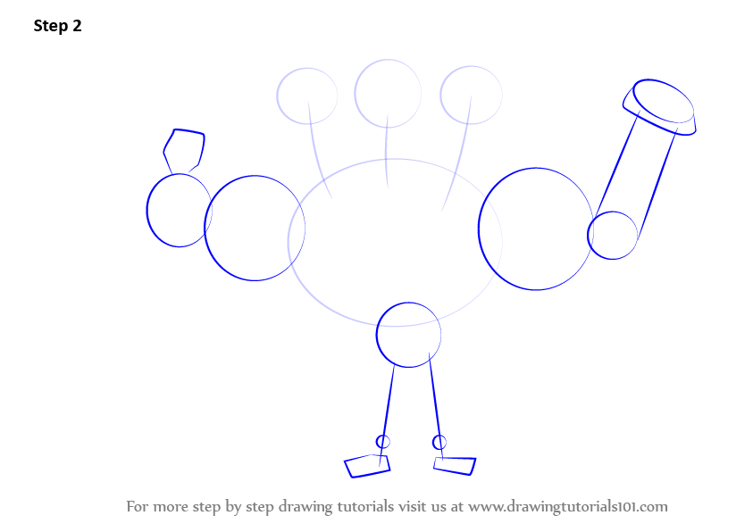How to Draw Three Headed Birdman from Breadwinners (Breadwinners) Step ...
