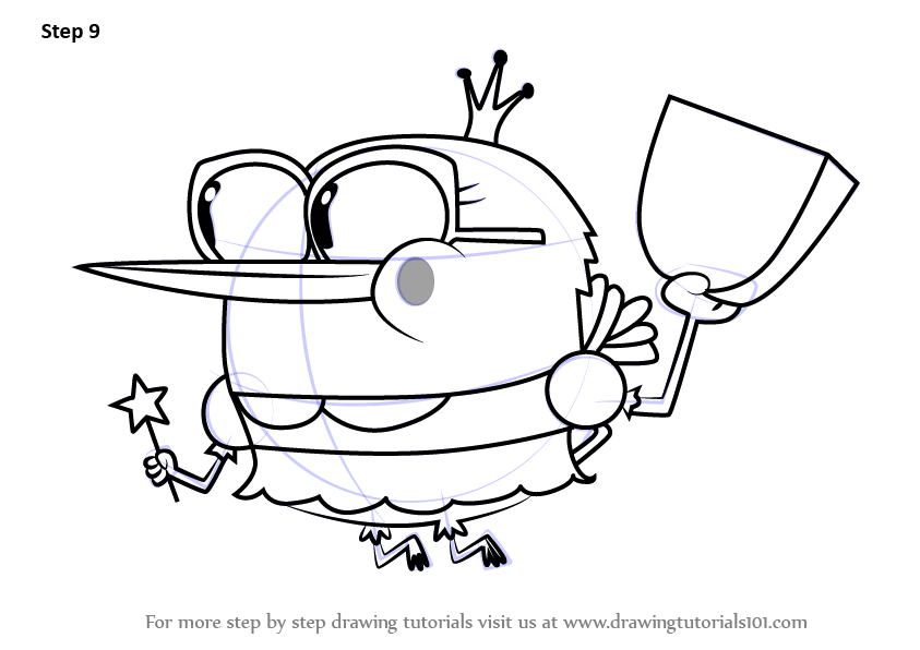 How to Draw Tooth Fairy from Breadwinners (Breadwinners) Step by Step ...