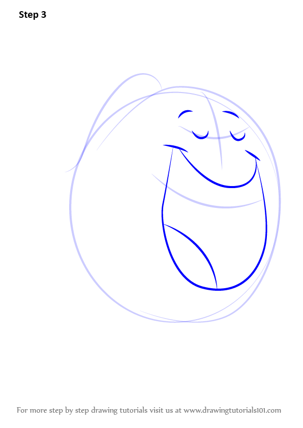 How to Draw Big Blue Fish from Bubble Guppies (Bubble Guppies) Step by ...
