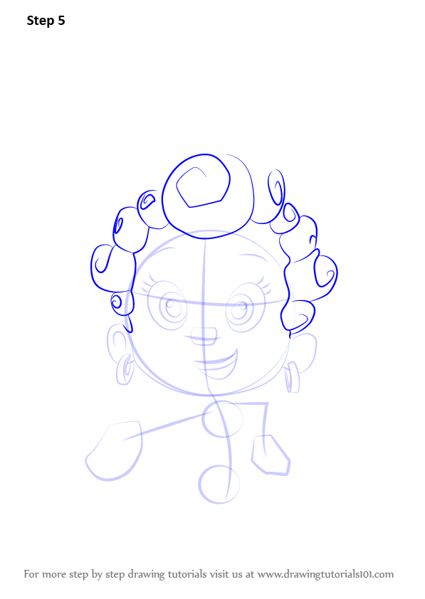 How to Draw Deema from Bubble Guppies (Bubble Guppies) Step by Step ...