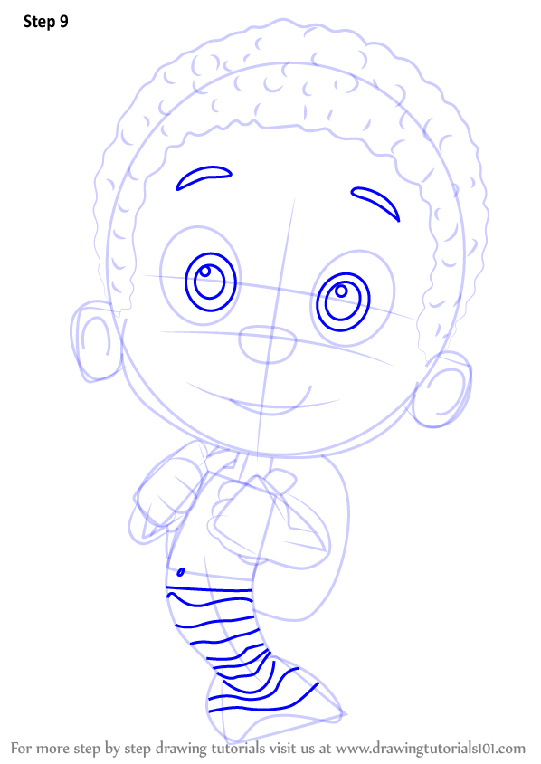 How to Draw Goby from Bubble Guppies (Bubble Guppies) Step by Step ...