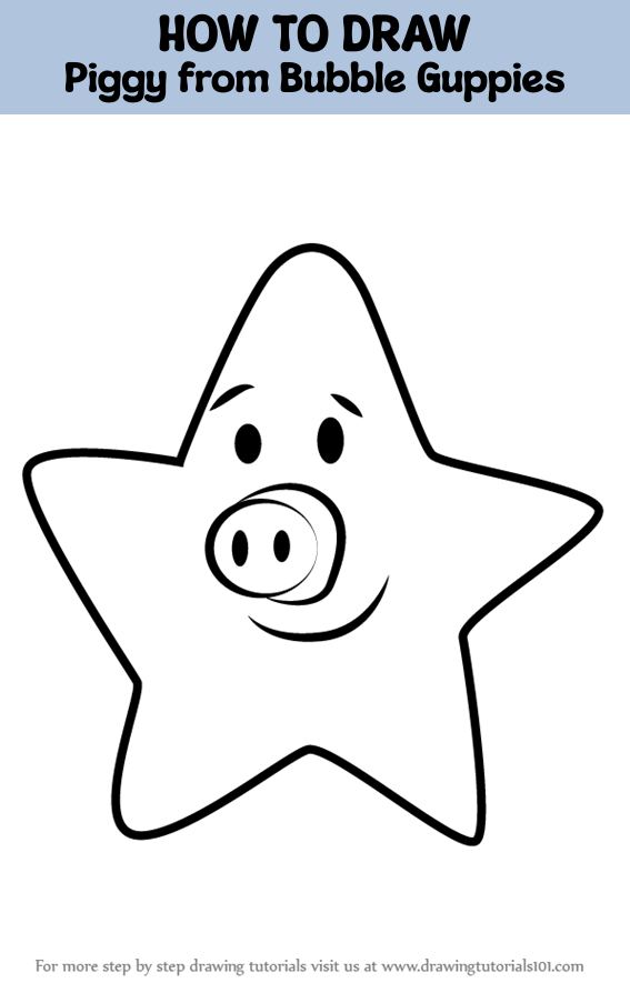 How to Draw Piggy from Bubble Guppies (Bubble Guppies) Step by Step ...