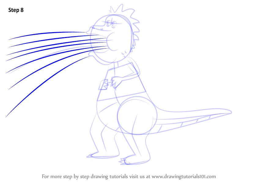 How to Draw The Color Monster from Bubble Guppies (Bubble Guppies) Step ...