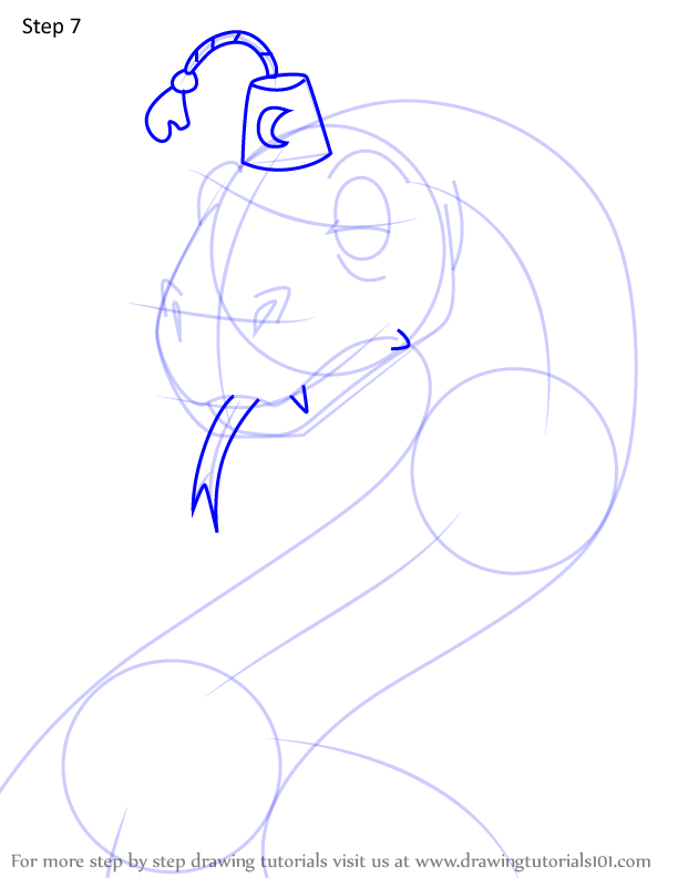 How to Draw Giant Anaconda from Bunnicula (Bunnicula) Step by Step ...