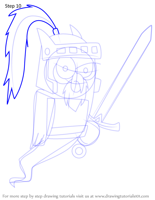 How to Draw Knight Owl from Bunnicula (Bunnicula) Step by Step ...