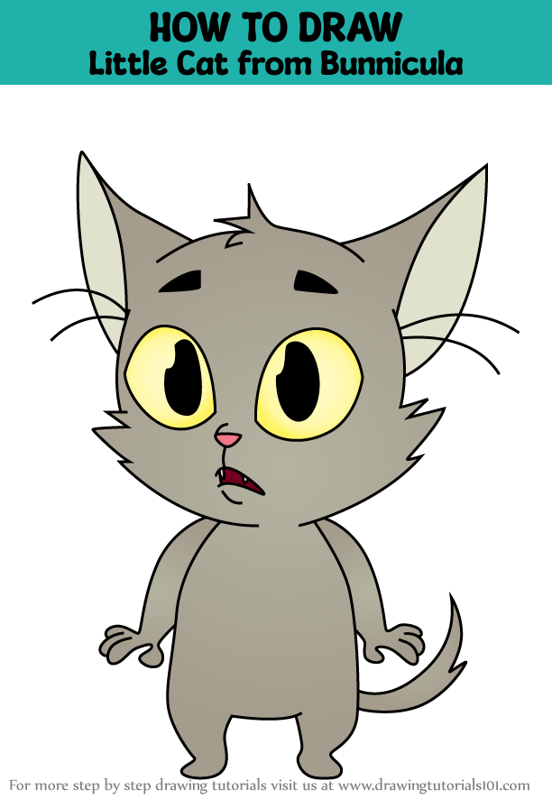 How to Draw Little Cat from Bunnicula (Bunnicula) Step by Step ...