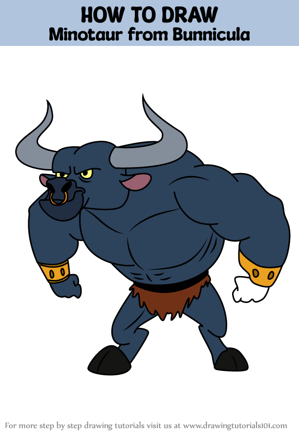 How to Draw Minotaur from Bunnicula (Bunnicula) Step by Step | DrawingTutorials101.com