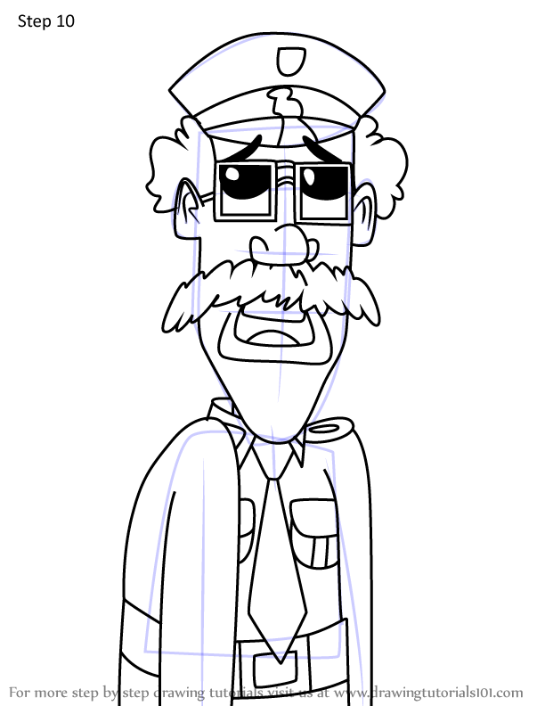 How to Draw Officer Bacon from Bunnicula (Bunnicula) Step by Step ...