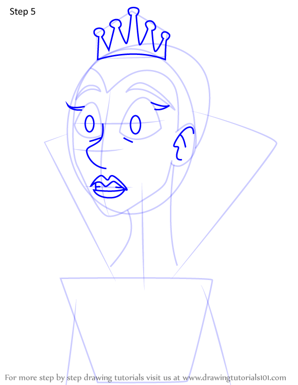 How To Draw A Queens Face