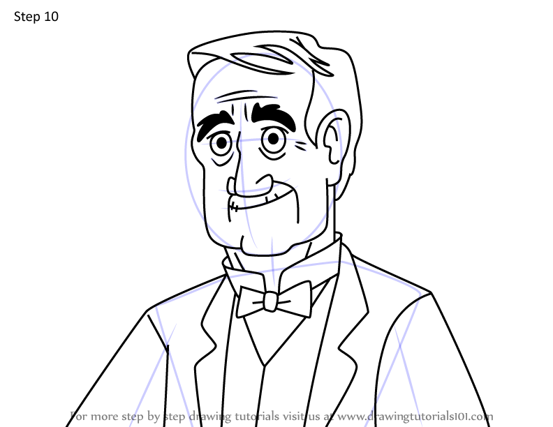 How to Draw Thomas Edison from Bunnicula (Bunnicula) Step by Step ...
