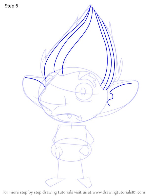 How to Draw Tiny Troll from Bunnicula (Bunnicula) Step by Step | DrawingTutorials101.com